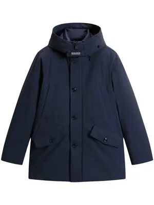 Woolrich Hooded Stretch Parka - Blue