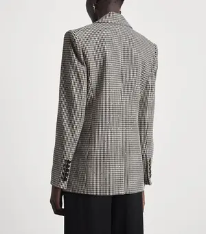 Veronica Beard Houndstooth Embellished Livvy Dickey Blazer