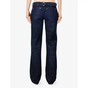 PEACHY DEN Ruby Straight-leg Denim Jeans