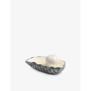 &KLEVERING Oyster Stoneware Salt And Pepper Shakers - Grey