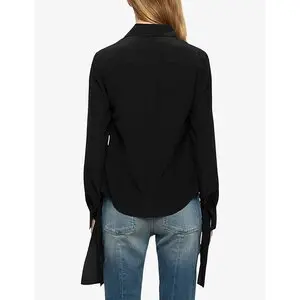 Zadig&Voltaire Turma Wrist-tie Silk Shirt
