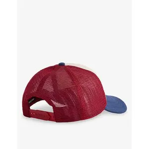 COLE BUXTON Flag Woven Trucker Hat - Red Navy