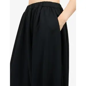 Comme Des Garçons Balloon-leg Crepe Trousers