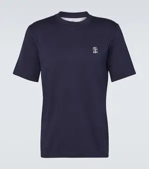 Brunello Cucinelli Printed Cotton T-shirt