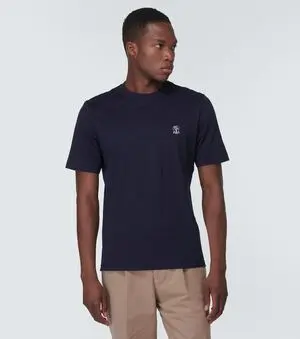 Brunello Cucinelli Printed Cotton T-shirt