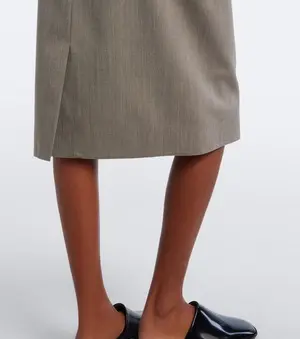 Calvin Klein Eulalia Wool Midi Skirt