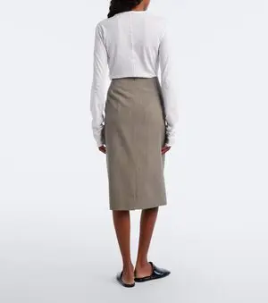 Calvin Klein Eulalia Wool Midi Skirt