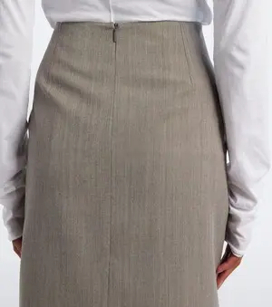 Calvin Klein Eulalia Wool Midi Skirt