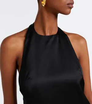 RÓHE Halterneck Satin Top