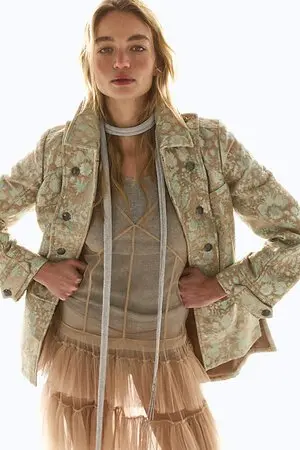 Free People Virgo Jacquard Band Jacket At