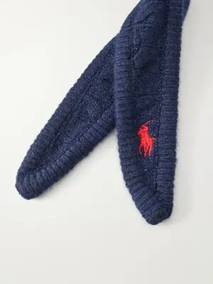 Polo Ralph Lauren Cable-knit Wool And Cashmere-blend Snood