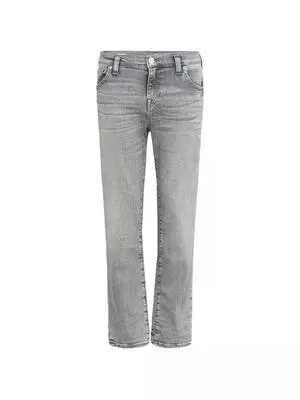 True Religion Liv Boyfriend Jeans - Grey