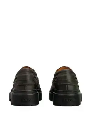 TOD'S Leather Boat Shoes
