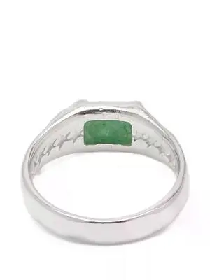 TWOJEYS Rectangular Tourmaline Ring