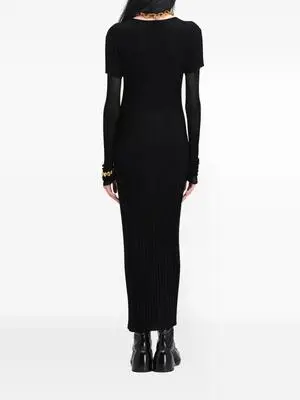 Marc Jacobs Sheer-layered Knit Maxi Dress