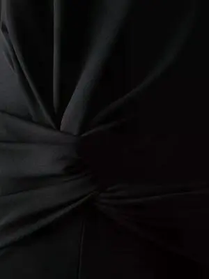 GAUDI Twist-detail Side-slit Maxi Dress
