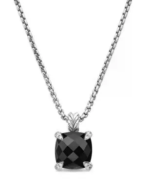 David Yurman Chatelaine® Onyx And Diamonds Pendant Necklace