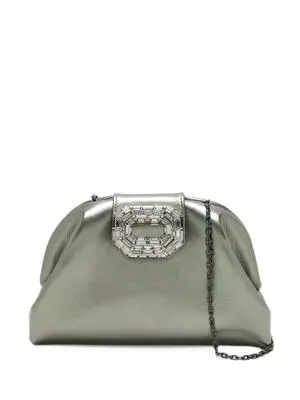 Amina Muaddi Camelia Clutch Bag