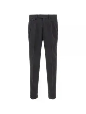 DEVORE INCIPIT Pleated Cuffed Trousers - Grey