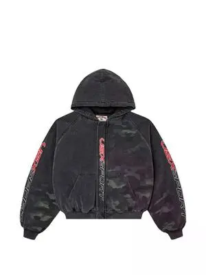 VALE FOREVER Vsx Camo-print Hoodie - Black