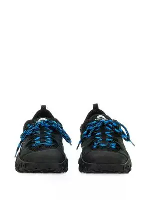 MARINE SERRE Panelled Leather Sneakers