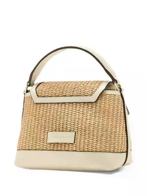 Strathberry Mini Mosaic Woven Raffia Tote Bag