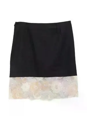 Paloma Wool Sooka Sequin-embellished Floral-lace Straight Mini Skirt - Grey