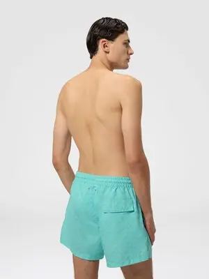 Missoni Mid-length Swim Shorts With Tone-on-tone Zigzag Print