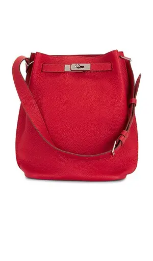 FWRD RENEW Hermes Togo So Kelly 22 Shoulder Bag - Red