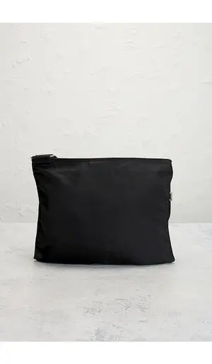 FWRD RENEW Prada Tessuto Flat Messenger Bag