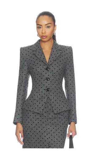 L'AGENCE Odile Single Breasted Blazer - Multi