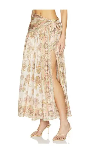 Zimmermann Scarf Midi Skirt