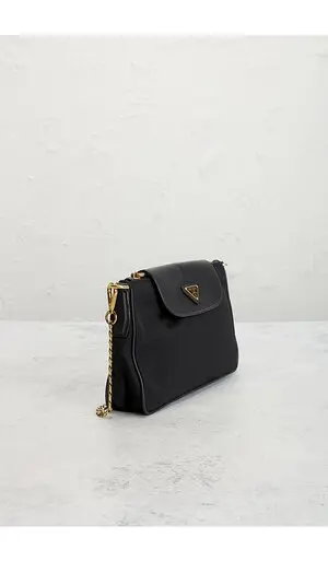 FWRD RENEW Prada Tessuto Saffiano Crossbody Bag