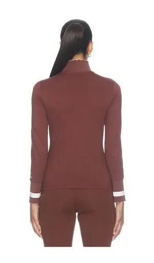 JORDE Kelly Quarter-zip Baselayer Top - Brown