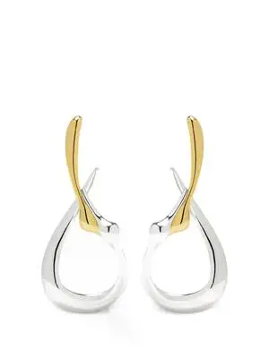 Jenny Bird Egret Earrings - Silver
