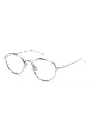 Thom Browne Round-frame Glasses - Silver