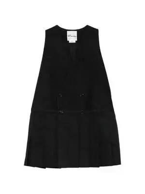Noir Kei Ninomiya Double-breasted Vest - Black