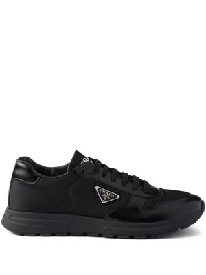 Prada Prax 01 Re-nylon And Leather Sneakers - Black