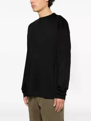 Kiton Logo-embroidered Long-sleeve Top