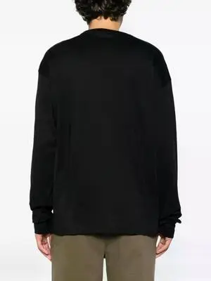 Kiton Logo-embroidered Long-sleeve Top