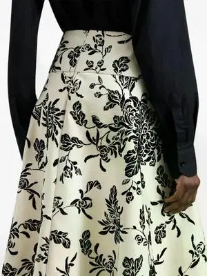 Antonio Marras Floral-print Circle Midi Skirt