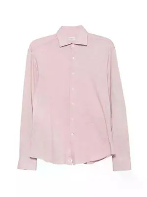 ALESSANDRO GHERARDI Spread-collar Button-down Shirt - Pink