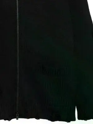 Yohji Yamamoto High-neck Zip-up Cardigan
