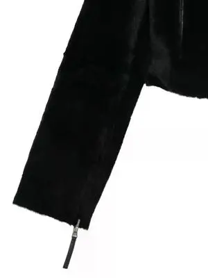 UTZON Cropped Shearling Jacket