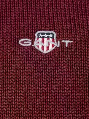 Gant Half-zip Embroidered-logo Sweater