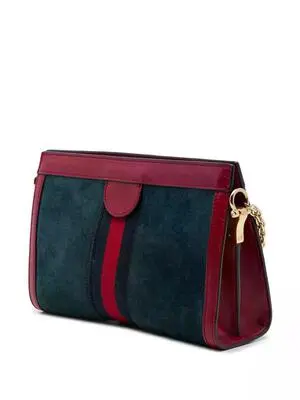 Gucci 2016-2026 Small Suede Web Ophidia Chain Crossbody Bag
