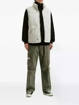 CHOCOOLATE Logo-patch Padded Gilet - Neutrals