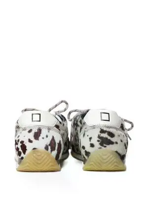 D.a.t.e. Animal-print Leather Sneakers