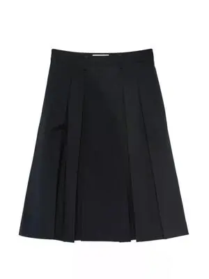 Iceberg Pleated Midi Skirt - Blue