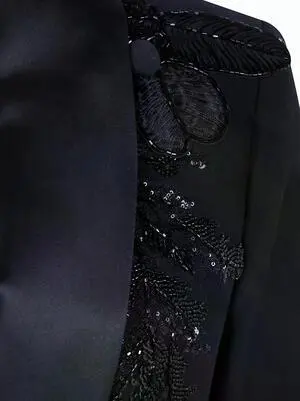 Antonio Marras Sequin-embellished Floral-appliqué Jacket